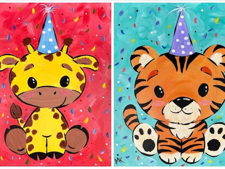 Paint and Sip - Pick Your Own Party Animal - Denver | Classpop!