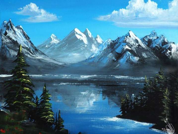 Paint and Sip - Almighty Mountains - Denver | Classpop!