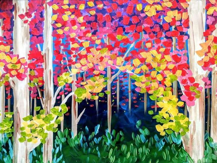 Paint and Sip - The Forest of Color - Denver | Classpop!