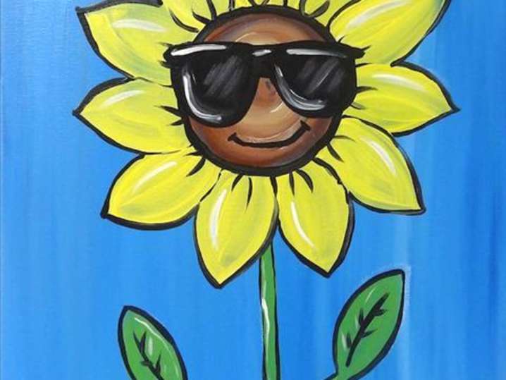 Paint and Sip - Sunflower Shades - Houston | Classpop!