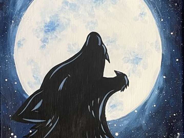 Paint and Sip - Howling under the Blue Moon - Denver | Classpop!