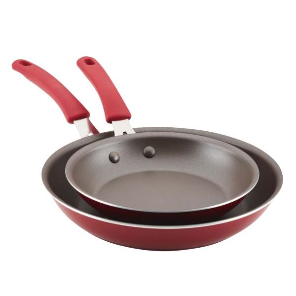 Frying Pans Nonstick Rachael Ray Cook + Create Nonstick Skillet Set - 9 ...