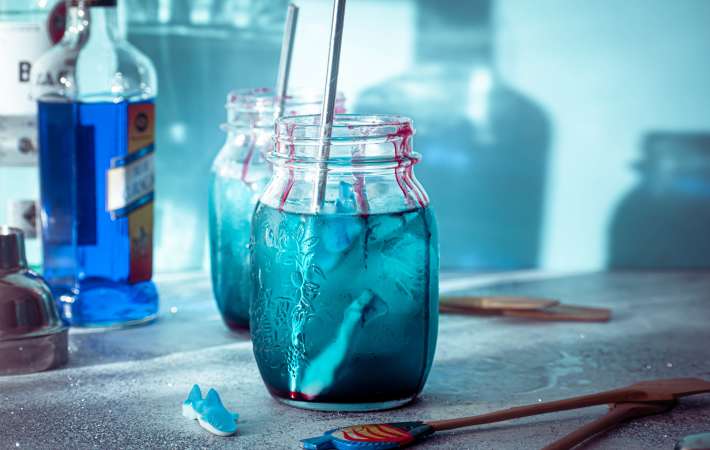 Shark Bite Cocktail Recipe | Cozymeal