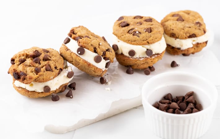 Cookie Ice Cream Sandwich Recipe | Cozymeal