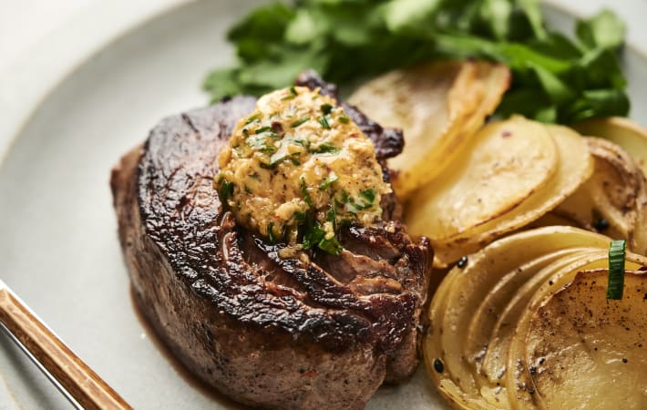 Cowboy Butter with Filet Mignon Recipe | Cozymeal