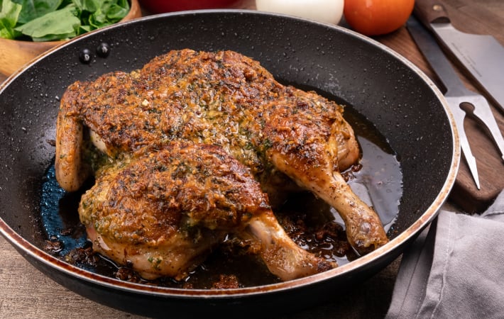 Brick Chicken Recipe | Cozymeal