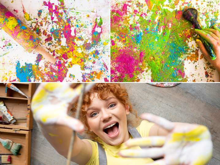 Painting Class - Discover Splatter Painting - Dallas | Classpop!