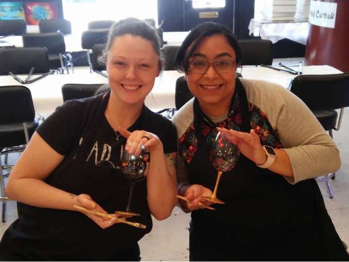 Paint and Sip - Create a One-of-a-Kind Wine Glass - Indianapolis ...