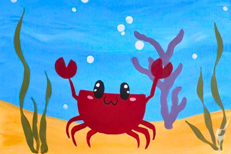 Whimsical Crab Painting Ideas Easy
