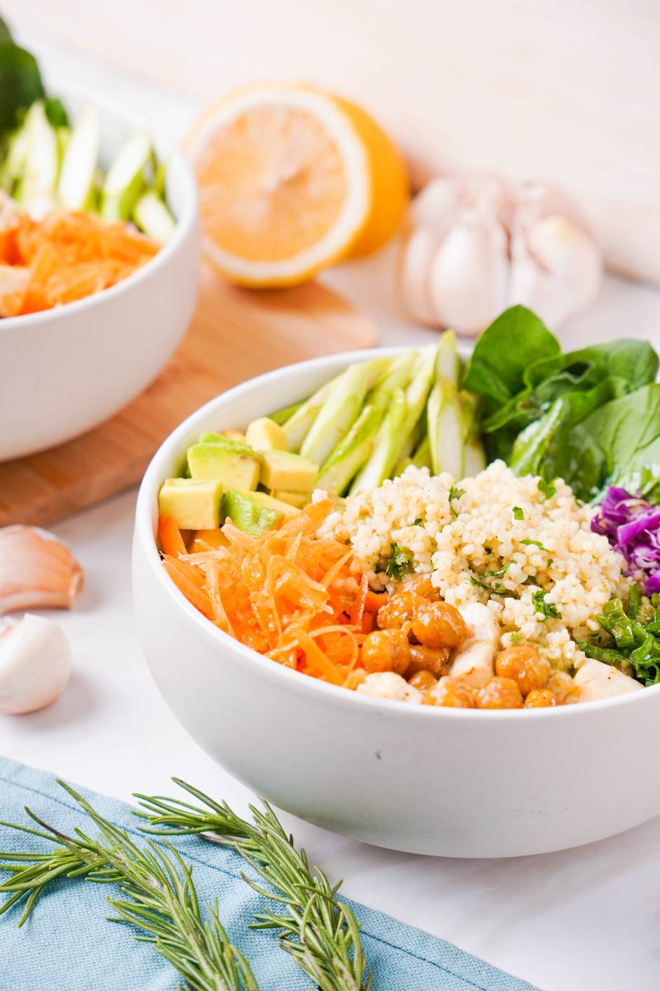 Vegan Bowls (Lemon and Herb Power Bowl) Recipe | Cozymeal