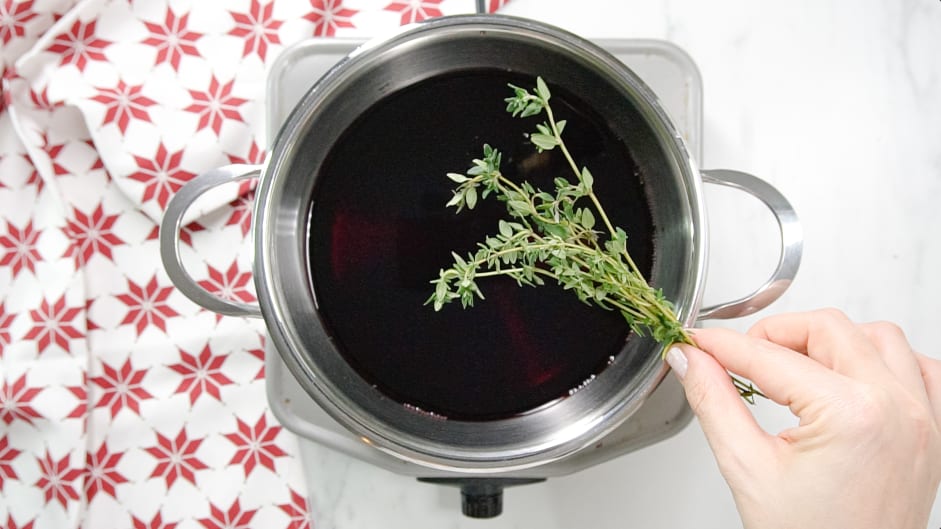 Poached Pears in Red Wine Recipe | Cozymeal