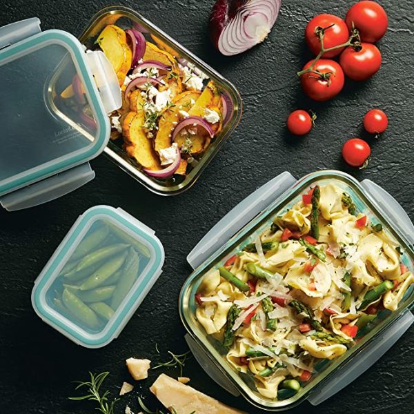 Lock N Lock Purely Better™ Glass Assorted Rectangular Food Storage ...