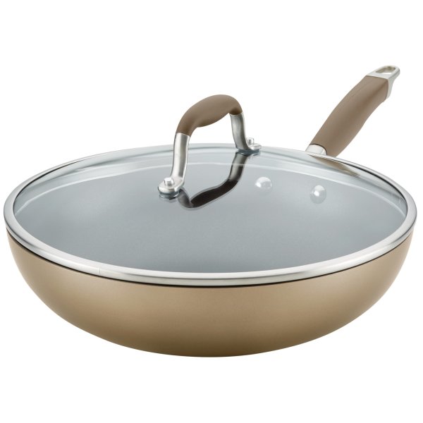 Anolon Advanced Home 12" Covered Ultimate Pan - Bronze | Cookware ...
