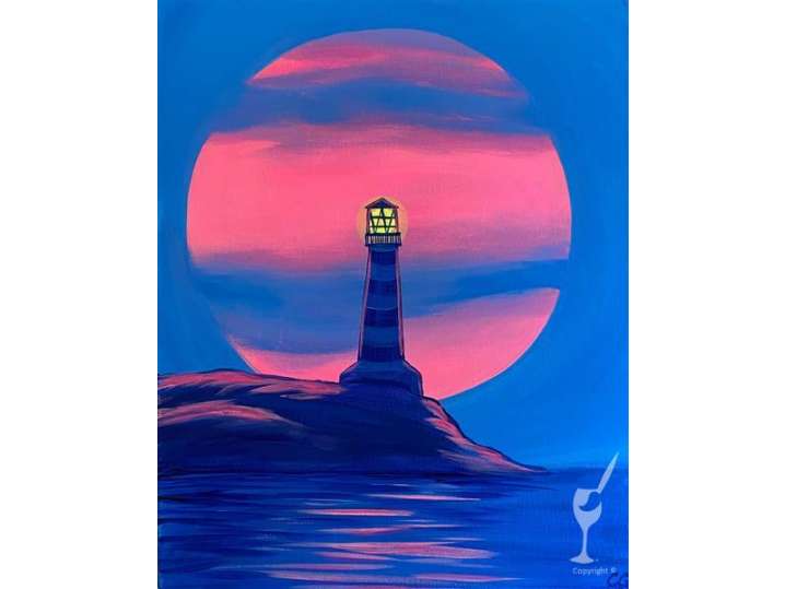 Paint and Sip - Lighthouse in the Distance - Colorado Springs | Classpop!