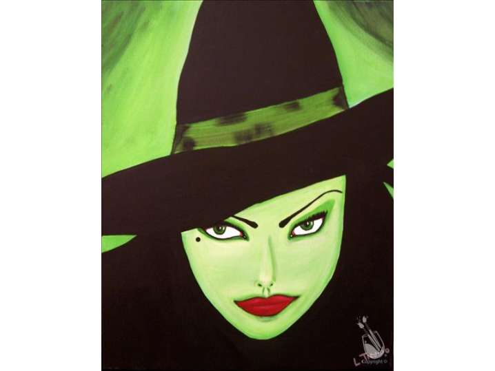 Paint and Sip - Paint With Spooky Green - Houston | Classpop!