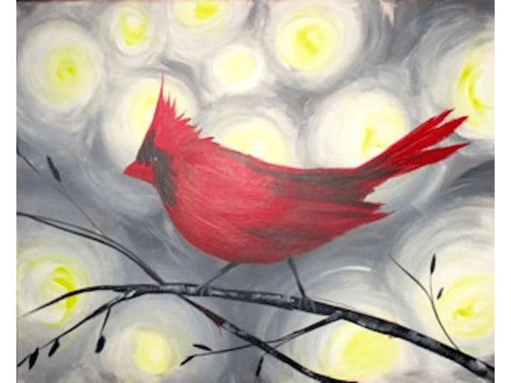Paint and Sip - Cardinal Red - Indianapolis | Classpop!