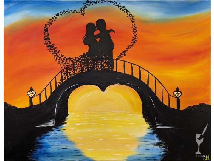 Paint and Sip - Allure Bridge - Date Night - Austin | Classpop!