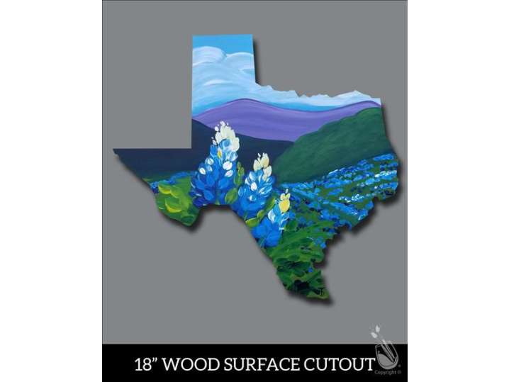 Paint and Sip - Deep Texas Bluebones - Austin | Classpop!