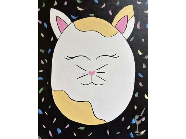 Paint and Sip - Happy Sprinkle Cat - Houston | Classpop!
