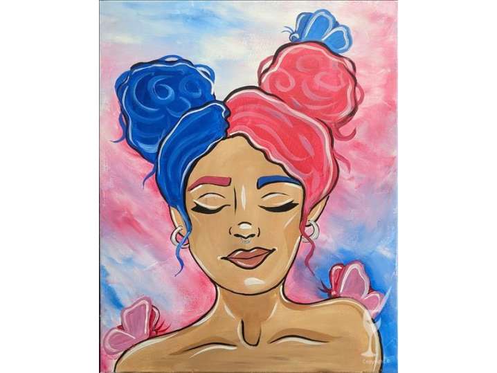 Paint and Sip - Two-Tone Portrait - Pearland | Classpop!