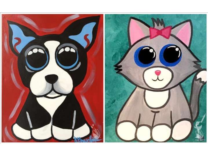 Paint and Sip - Baby Animals - Family Fun - Houston | Classpop!