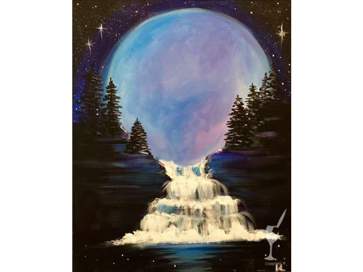 Paint and Sip - Silver Moon Dreams - Houston | Classpop!