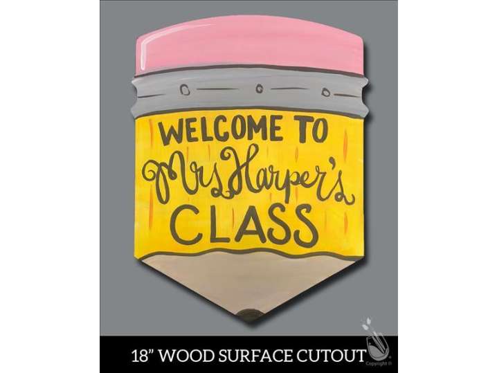 Paint and Sip - New School Sign - Pearland | Classpop!