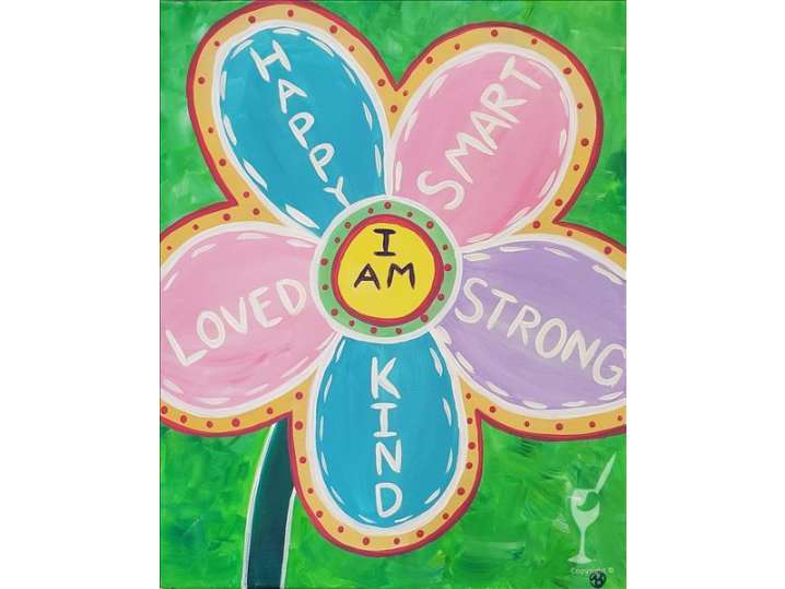 Paint and Sip - Motivational Flower - Houston | Classpop!
