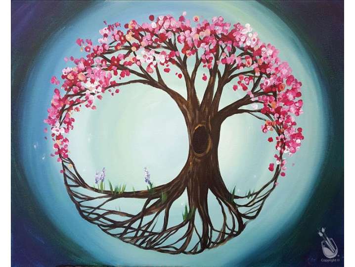 Paint and Sip - Spring Tree of Life - Austin | Classpop!