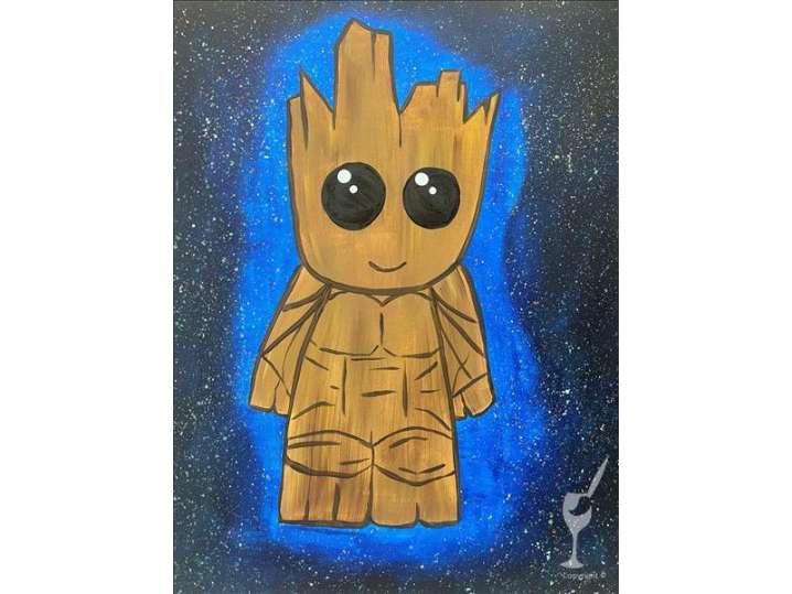 Paint and Sip - Adorable Groot - Austin | Classpop!
