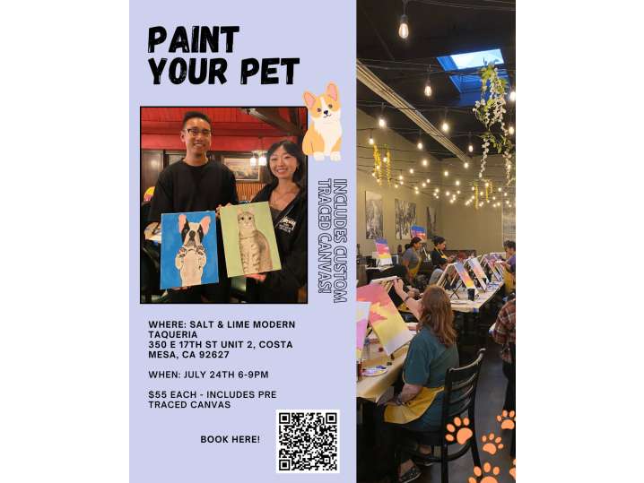 Paint and Sip - Paint Your Furry Friend for Beginners - Orange County ...