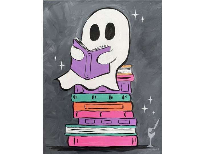 Paint and Sip - Spooky Book Lover - Austin | Classpop!