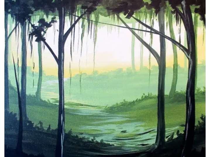 Paint and Sip - Swampy Forest - Tampa | Classpop!