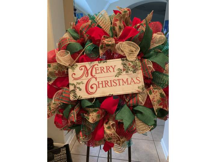 Paint and Sip - DIY - Merry Christmas Wreath Making Class - Chicago ...
