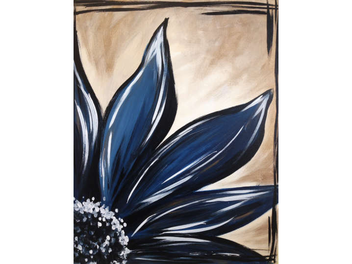 Paint and Sip - Sapphire Bloom - Norfolk | Classpop!