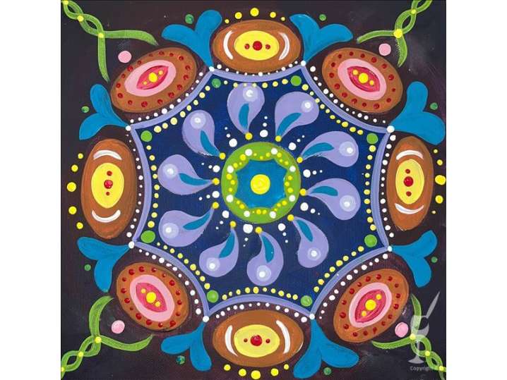 Paint and Sip - Mandala Madness - Houston | Classpop!