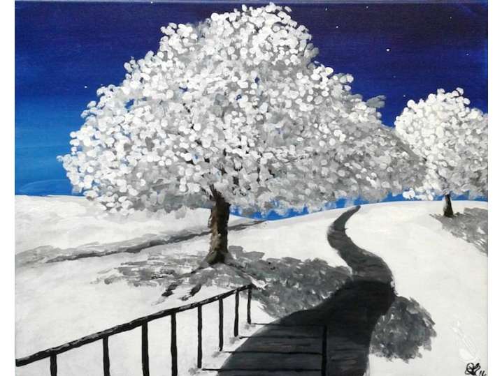 Paint and Sip - Winter Pathway - Colorado Springs | Classpop!