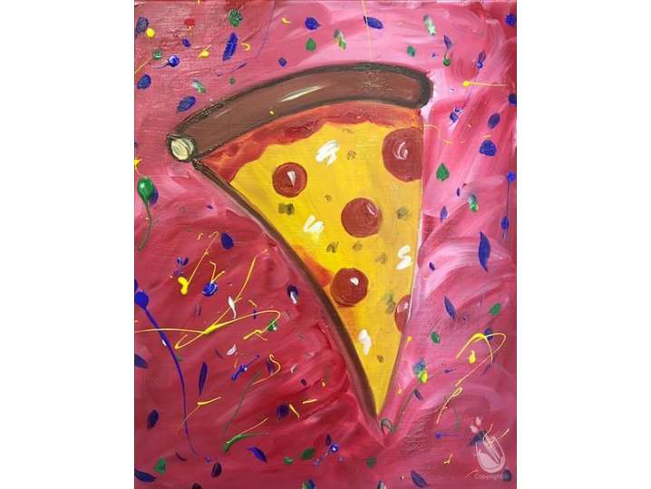 Paint and Sip - My Favorite Pizza - Houston | Classpop!