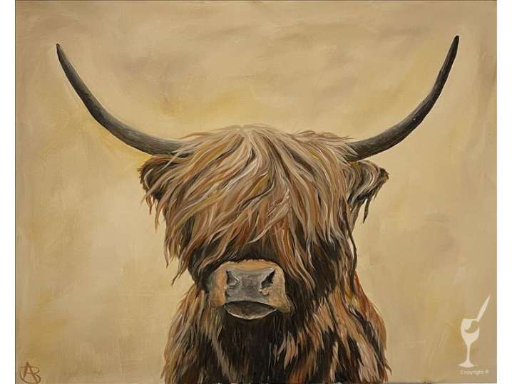 Paint and Sip - Longhorn Portrait - Colorado Springs | Classpop!