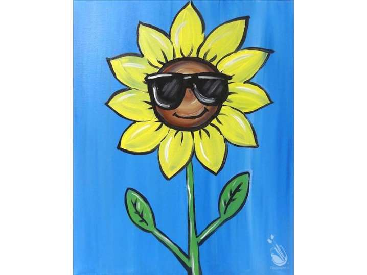 Paint and Sip - Sunflower Shades - Houston | Classpop!