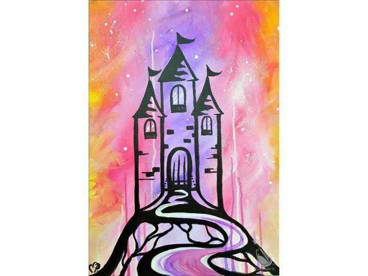 Paint and Sip - Splatter Paint Castle - Houston | Classpop!