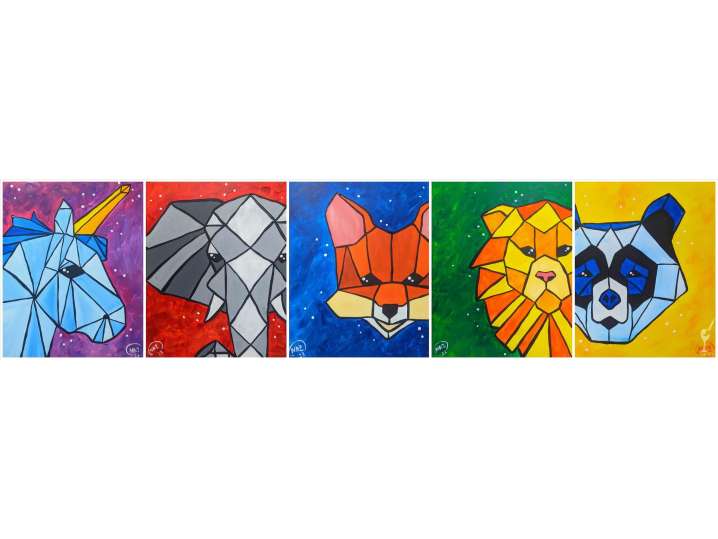 Paint and Sip - Animal Geometry - Colorado Springs | Classpop!