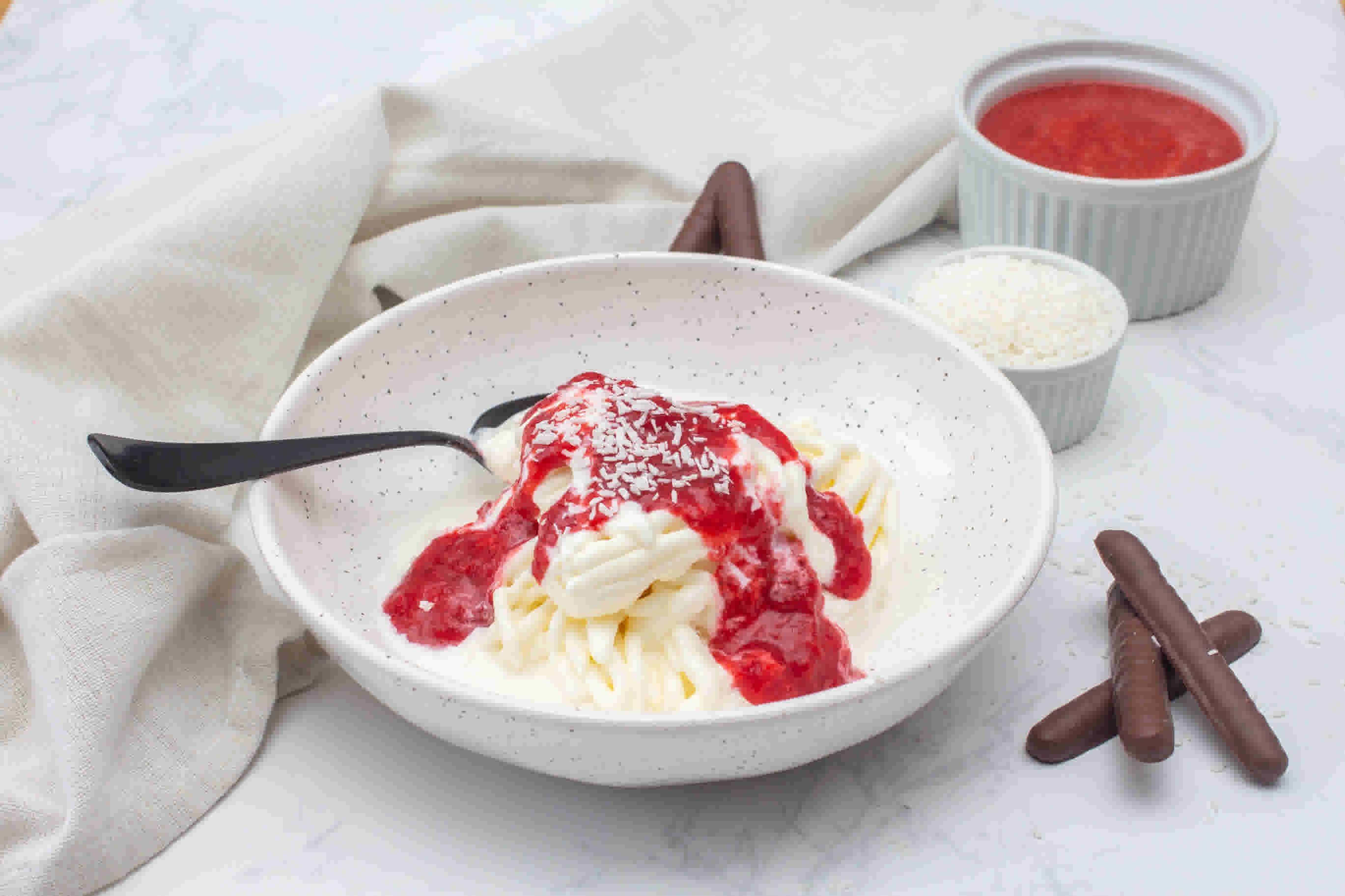 German Spaghetti Ice Cream Recipe | Cozymeal