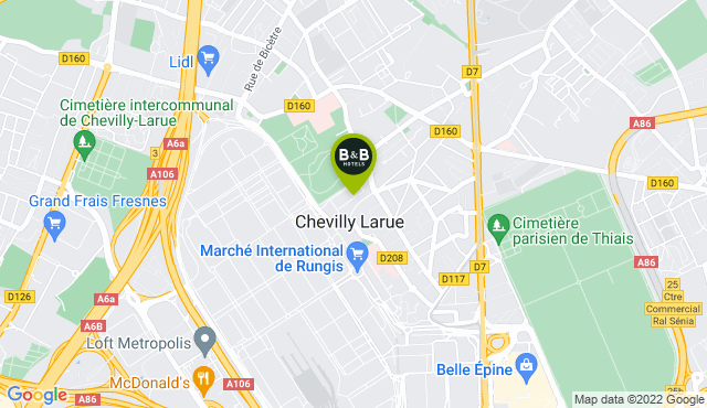 B&B Hôtel à Orly Chevilly Marché International, proche Rungis