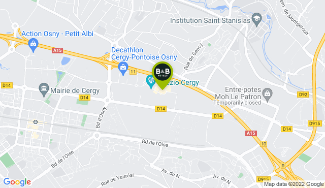 B&B HOTELS à Cergy Saint Christophe (95), hôtel 3 étoiles