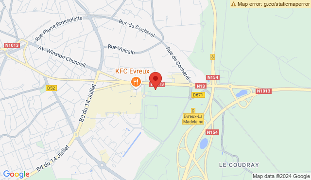 B&B Hotel in Evreux, near city centre with free parking