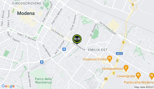 B&B Hotel Modena | in the centre of Modena