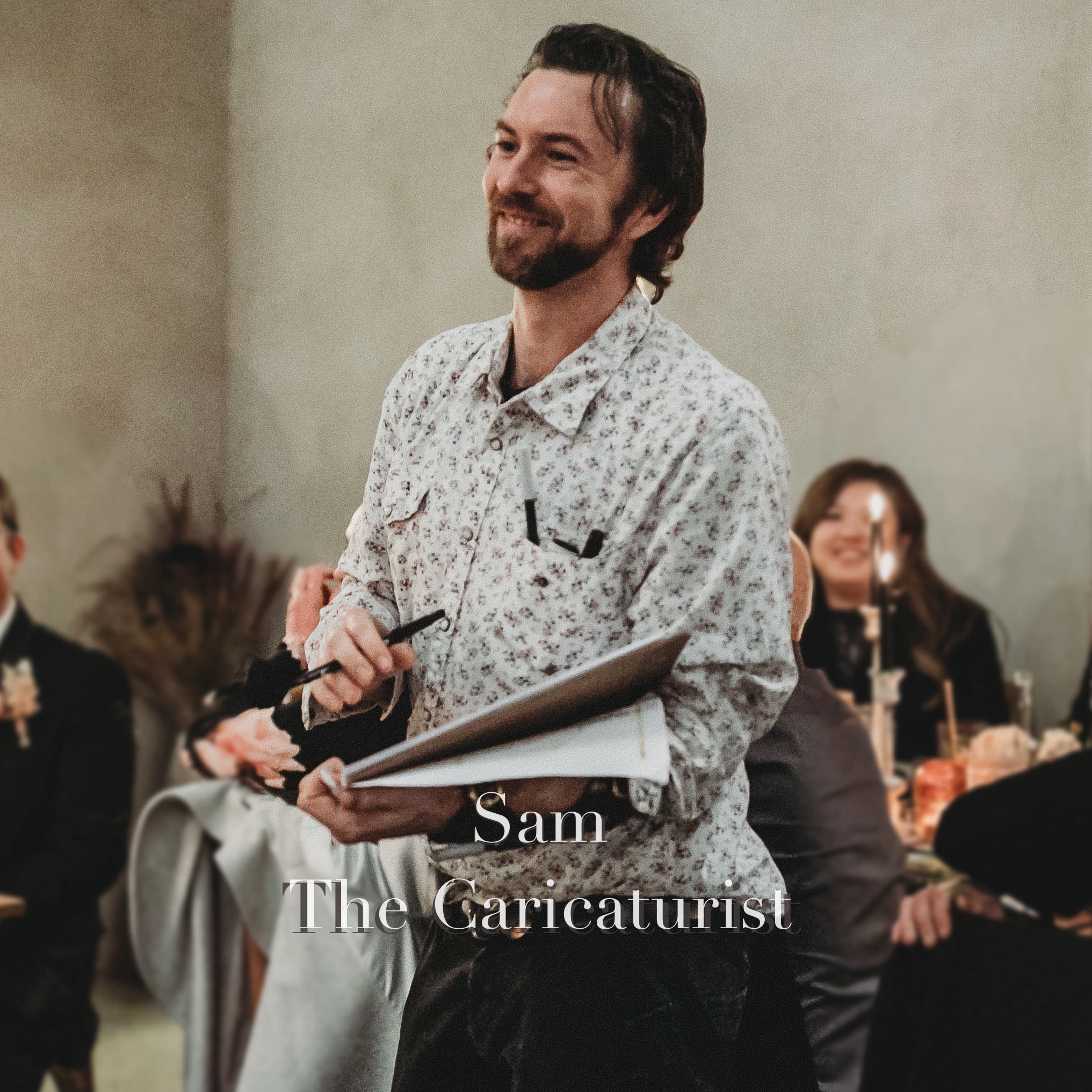 Sam the Caricaturist | Book a Street Artist