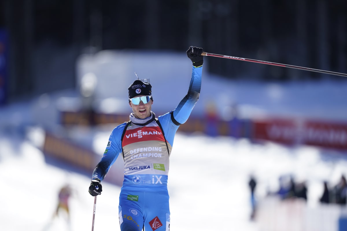 Emilien Jacquelin Wins Second Consecutive IBU Pursuit Gold Medal