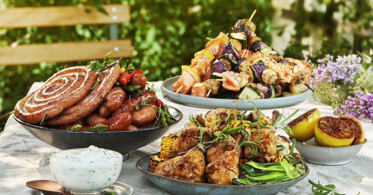 Grillfest - inspiration, tips och recept på mat vi gärna grillar | ICA